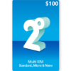 2degrees Mobile $100 NZD Prepay Digital Top Up Vouchers (Email Delivery ...