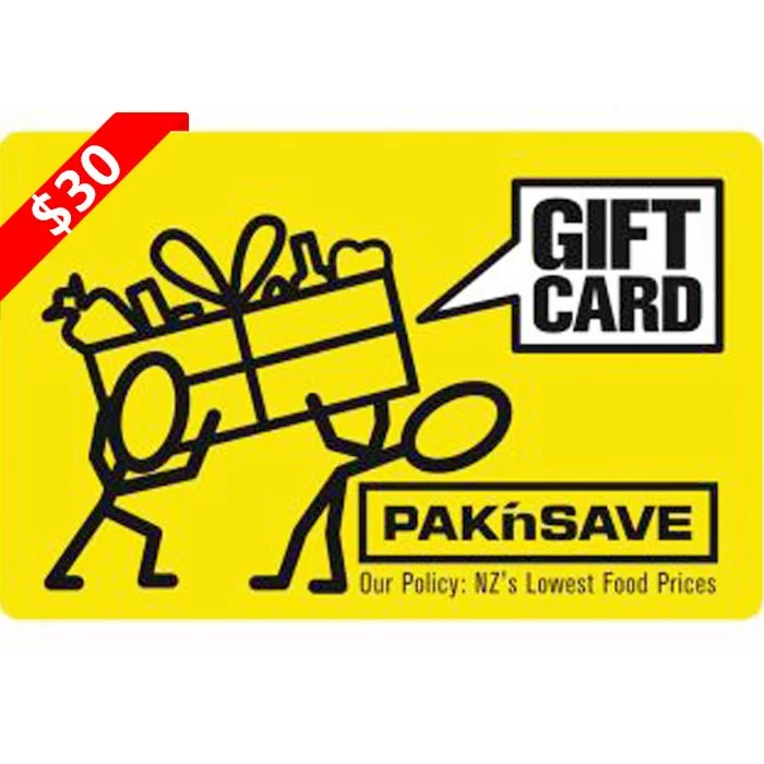 PAK'nSAVE $30 NZD Physical Gift Card (Express Delivery) » eGift Cards